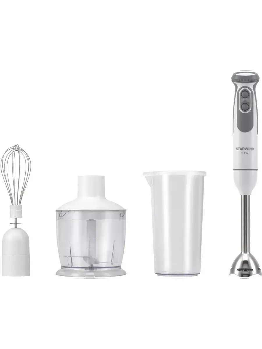 Блендер погружной с измельчителем 1200Вт SBP3242