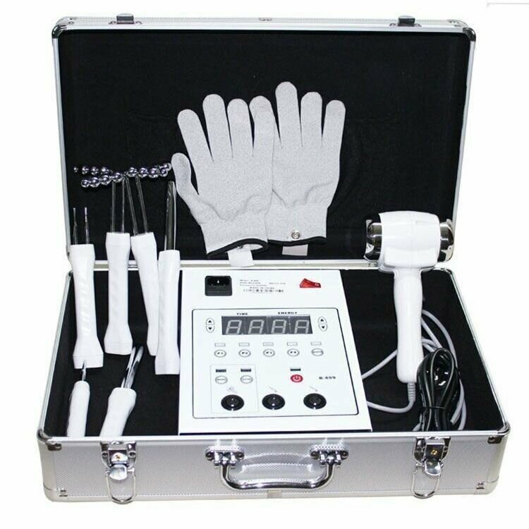 Аппарат для микротоковой терапии AURO B-809, с кейсом, серебристый