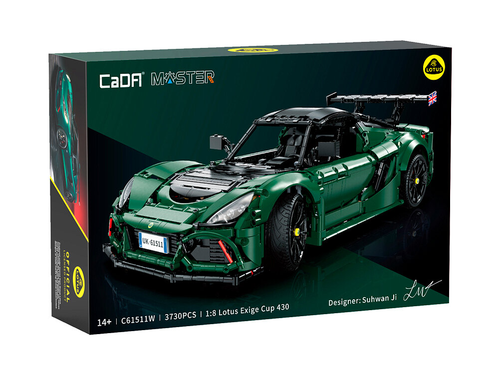Конструктор CaDA C61511W Конструктор Спорткар Lotus Exige Cup 430 1:8