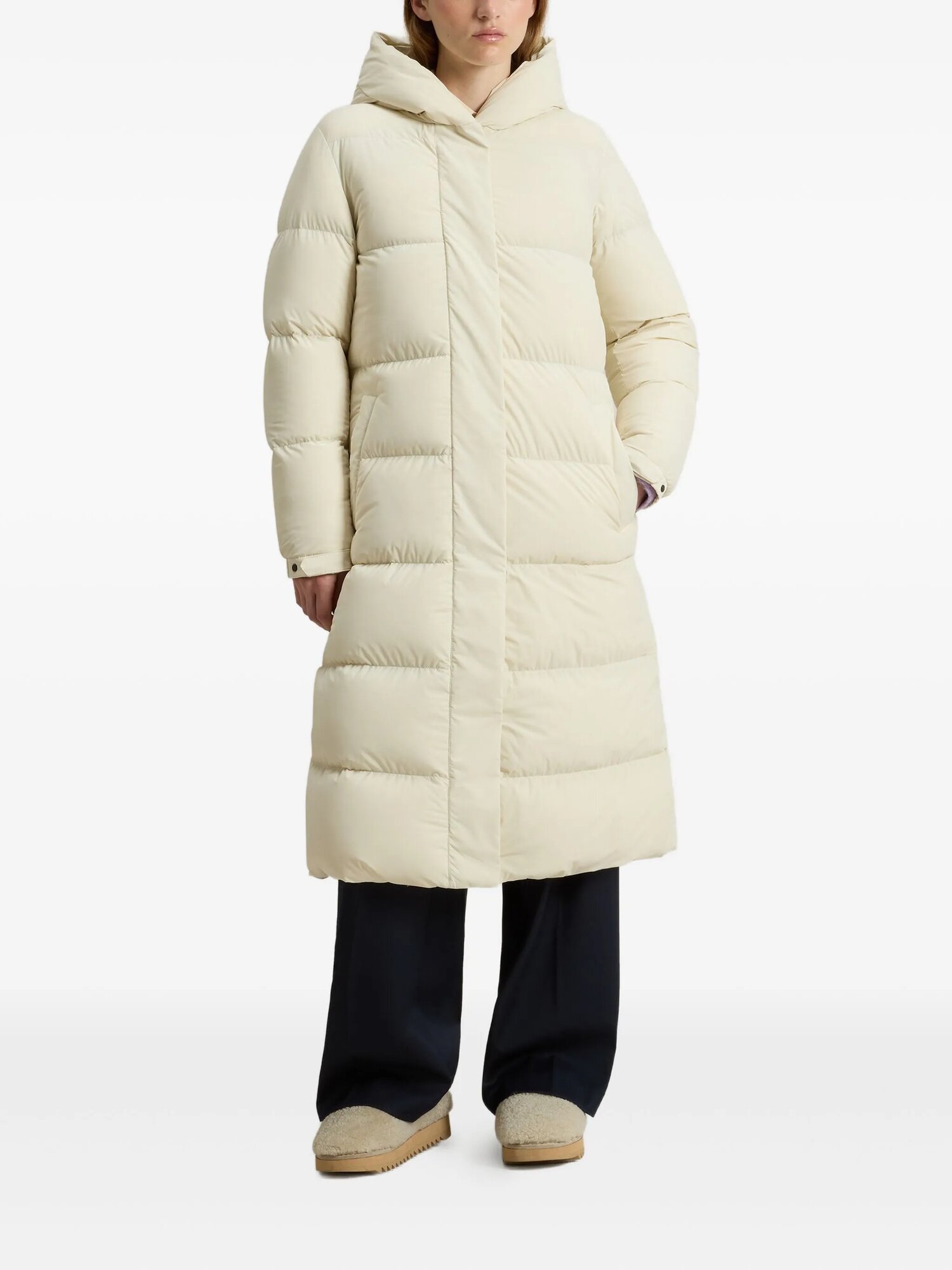 Пальто Woolrich, размер 2XL, слоновая кость — фото 1