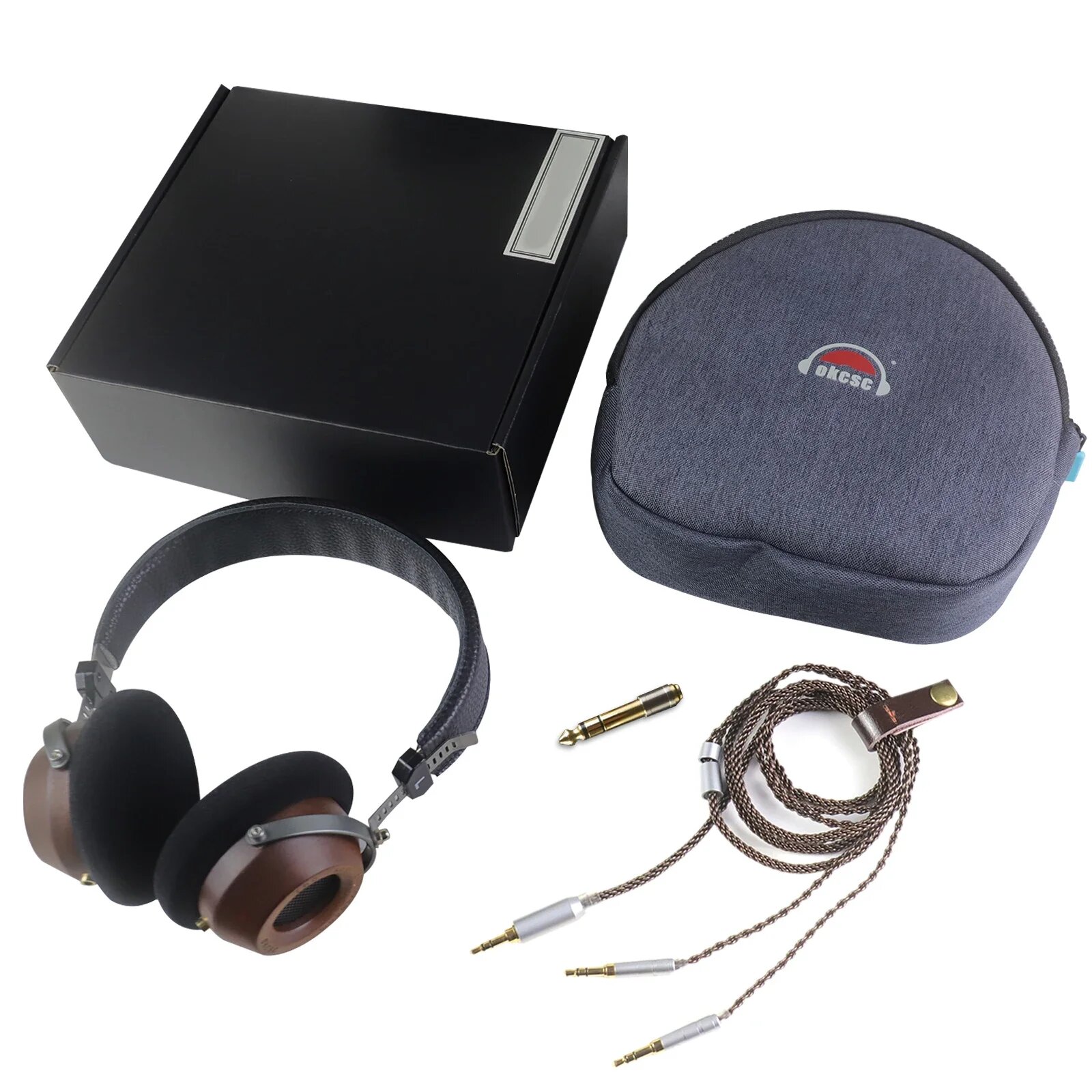 OKCSC M1 Pro деревянные полноразмерные наушники