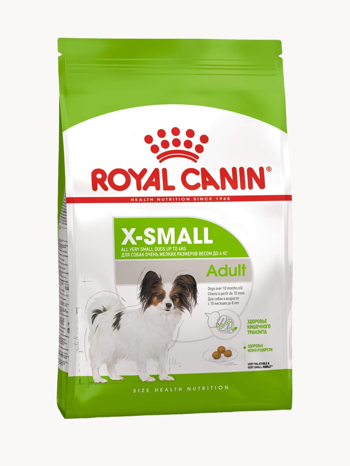 Сухой корм для собак Royal Canin X-Small Adult для очень мелких пород, 1,5 кг