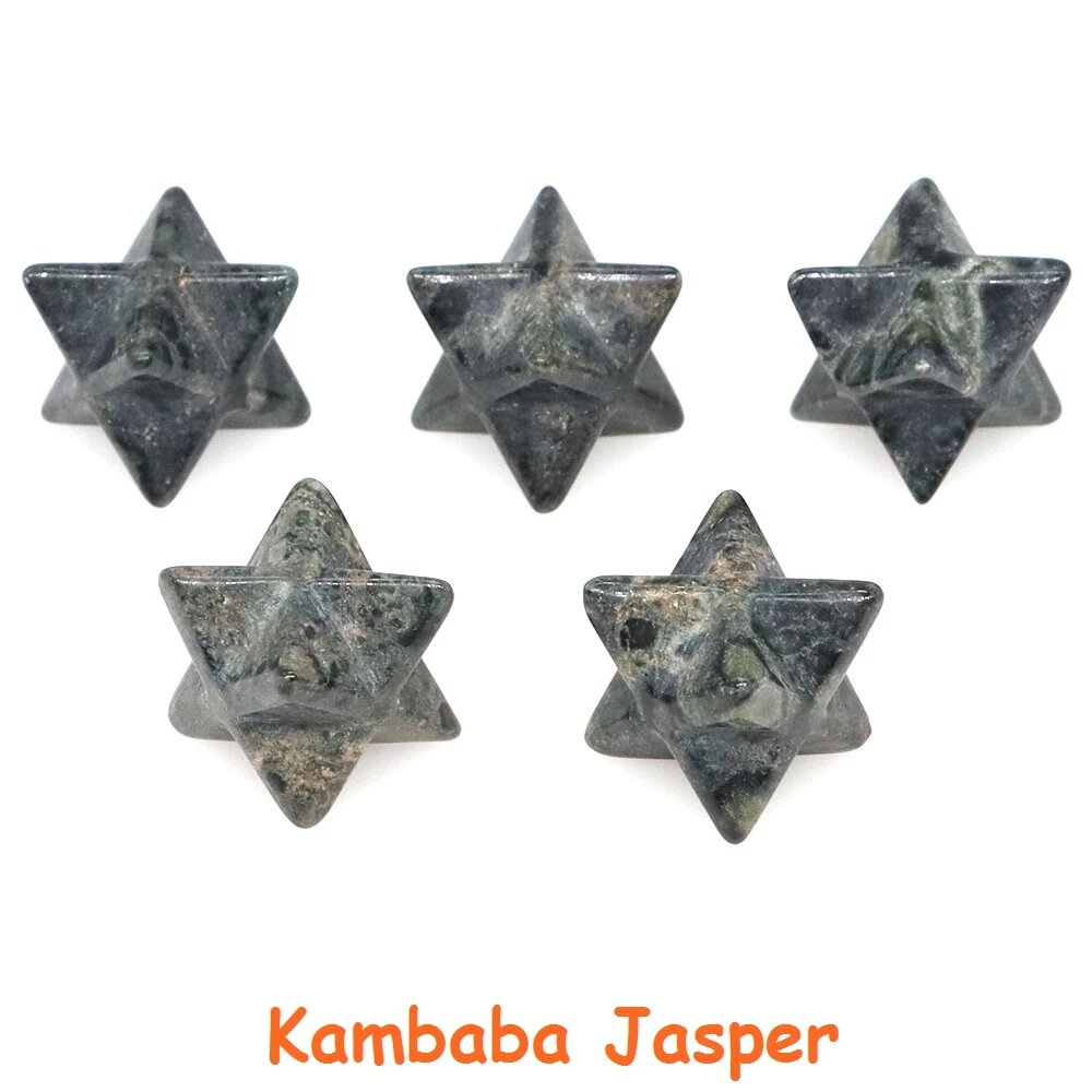 Кристаллы Меркаба Звезды Рейки, набор из 1 штуки 1 PC, Kambaba Jasper