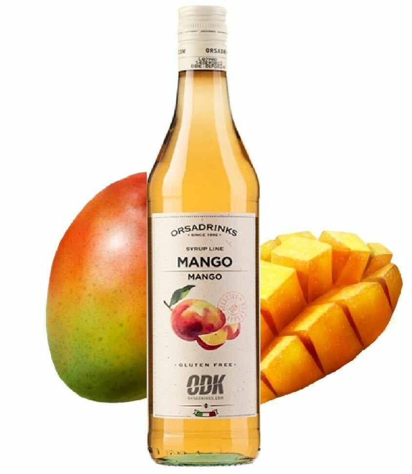 Сироп "Манго" ODK; стекло; 0,75л.