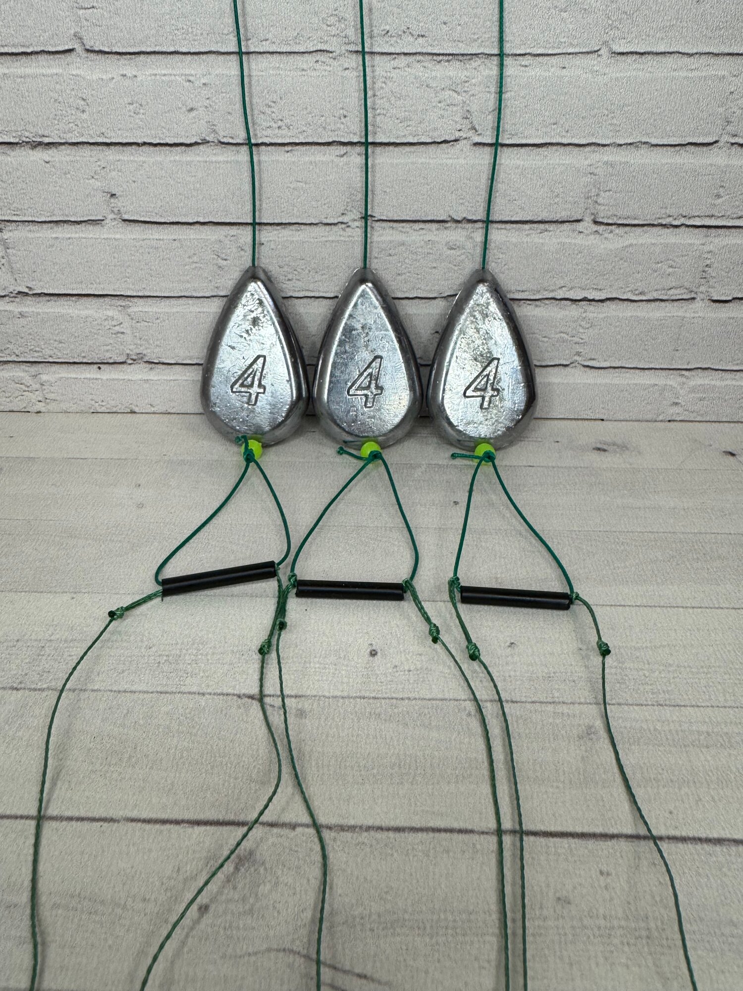 Оснащенные макушатники комплект из 3-х штук Ложка 4 унции 113гр на два крючка , макушатники и жмыховки для рыбалки