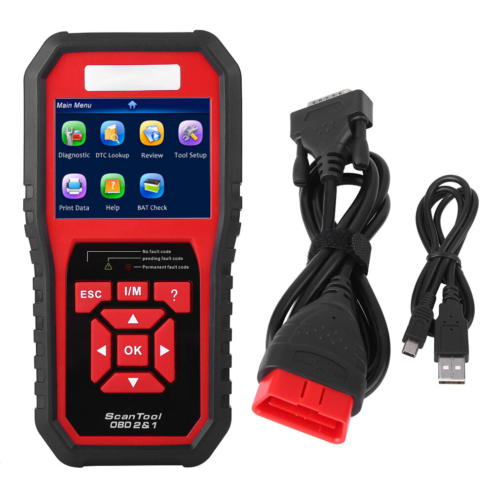 Сканер KW850 OBD2 для чтения и сброса кодов ошибок в автомобилях различных марок