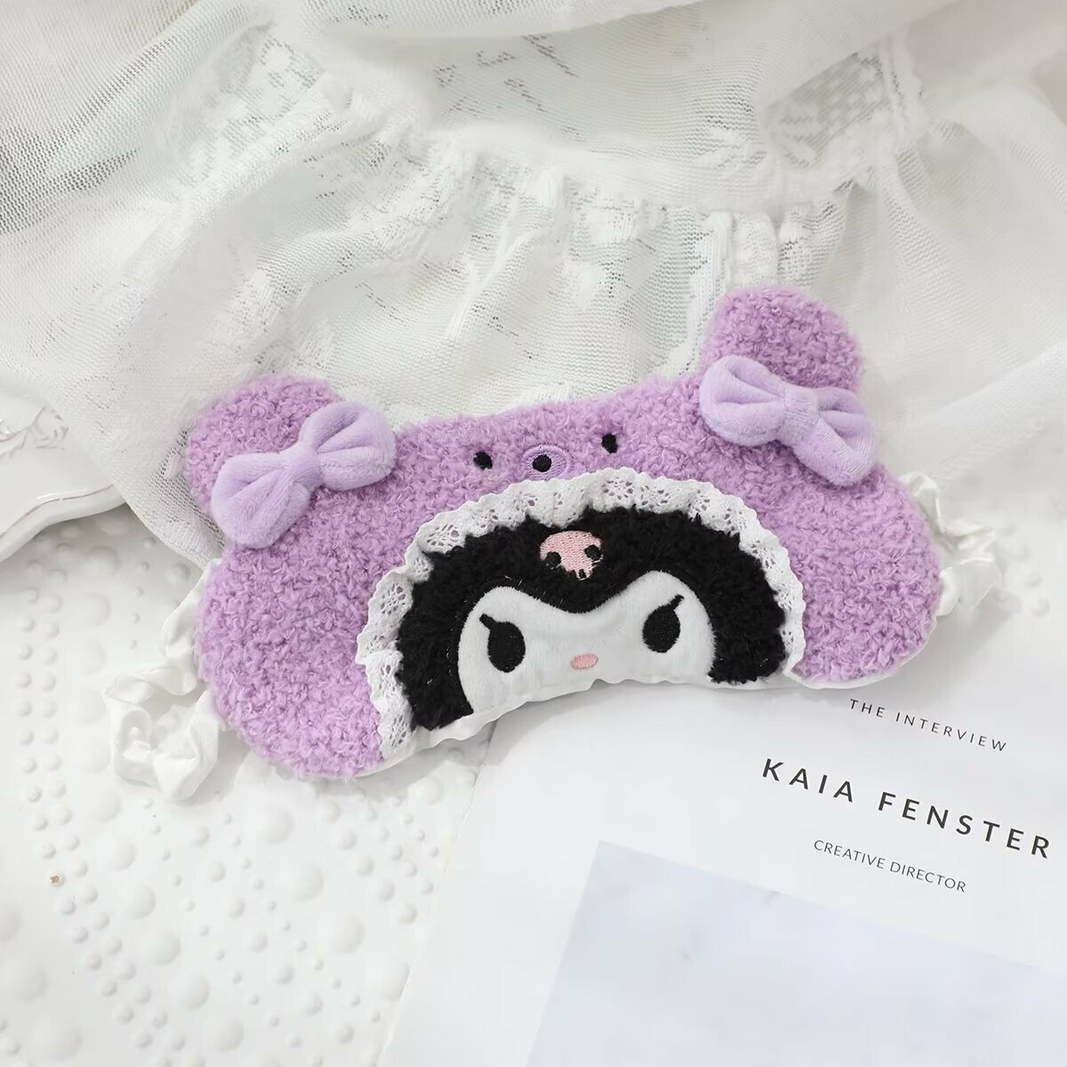 Милая мультяшная маска для сна, дорожная маска для глаз, светонепроницаемая маска для студентов и девушек, снимает усталость глаз, мягкая и дышащая защитная маска для глаз.