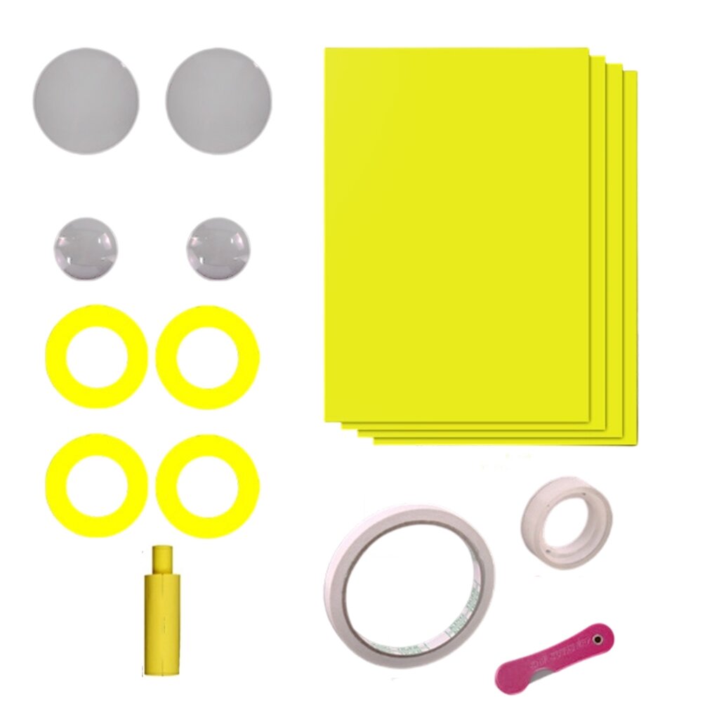 Практическая Сборка Бумажного Телескопа Craft Set Детская Развивающая Игрушка Для Физических Оптических Экспериментов И Научной Деятельности