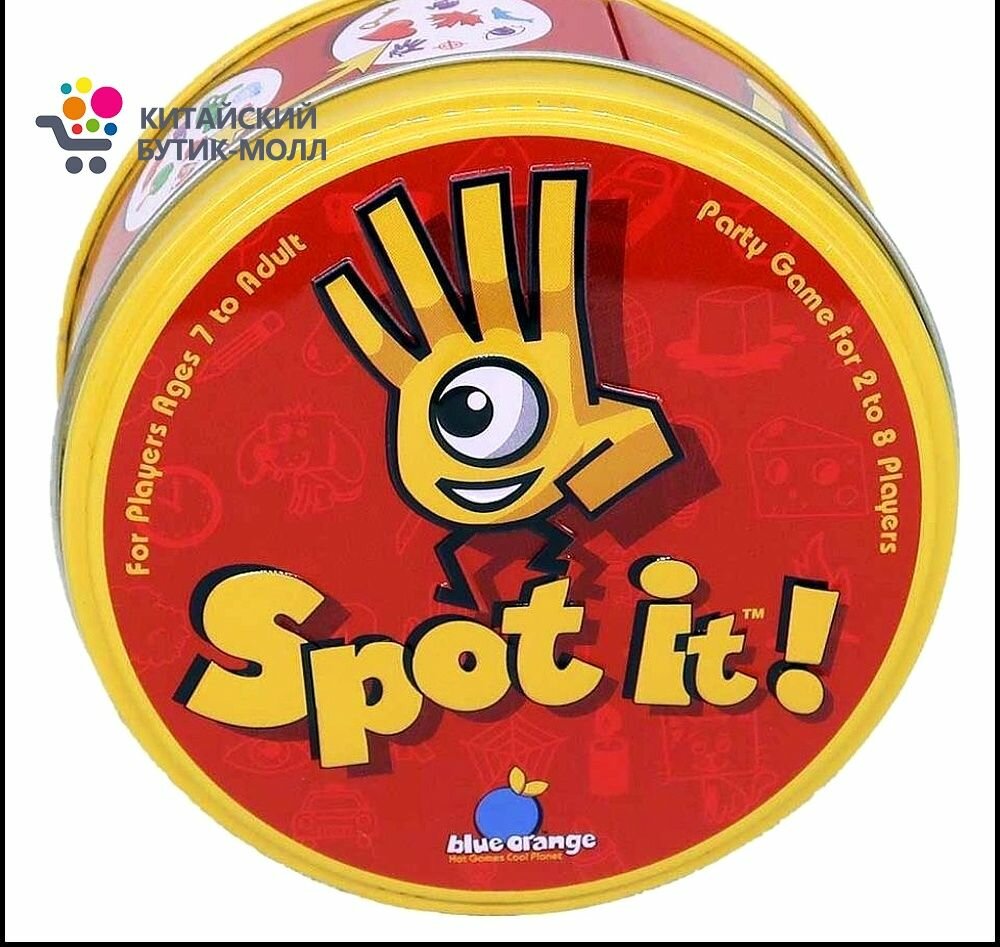 Spot it Game Развлекательная настольная игра для детей и взрослых Доббль "Дуббль" Dobble на внимание и скорость
