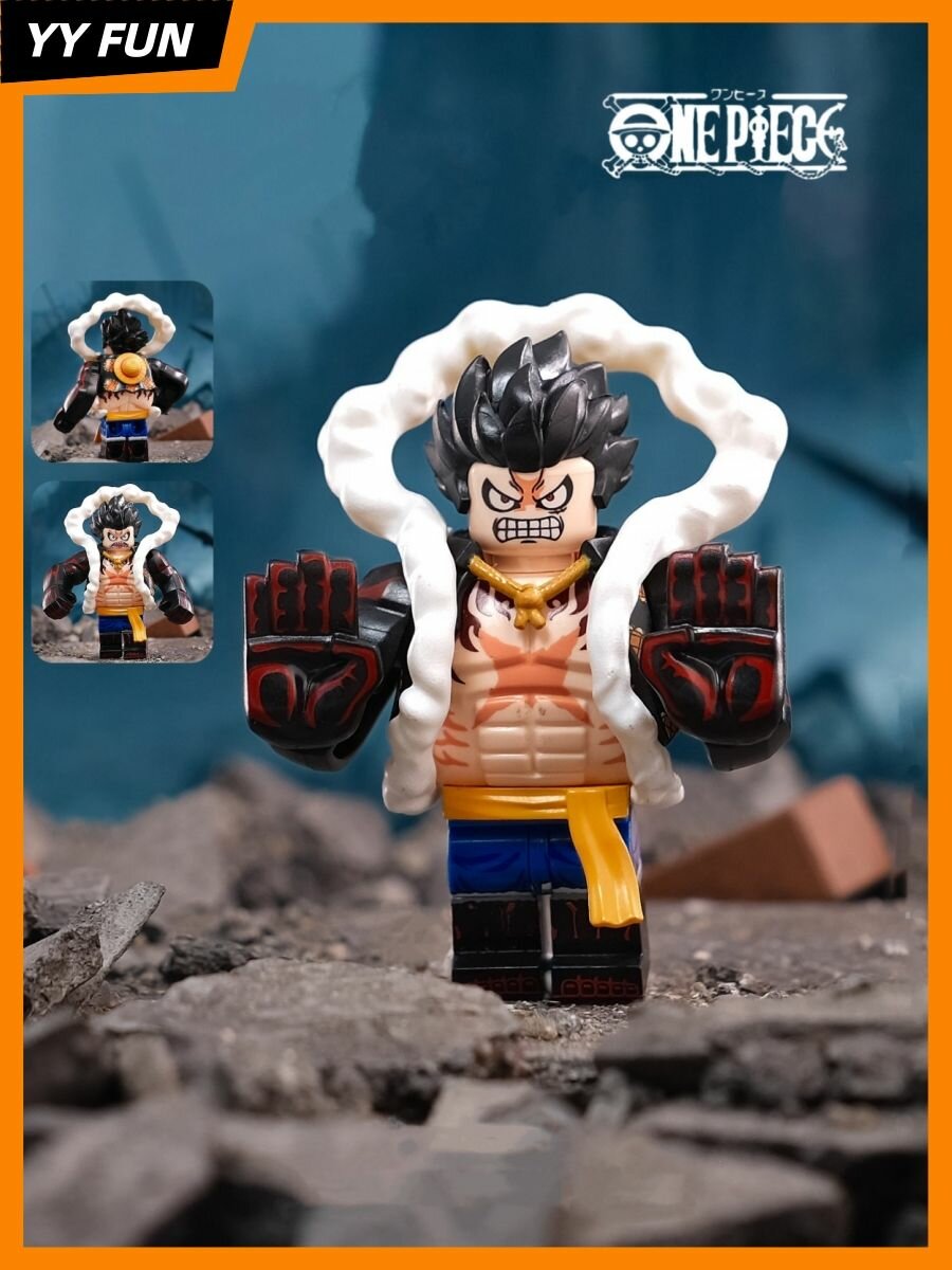 Аниме фигурки Ван Пис(One Piece)/Луффи минифигурки 1 шт, Коллекционные фигурки,4.5cm