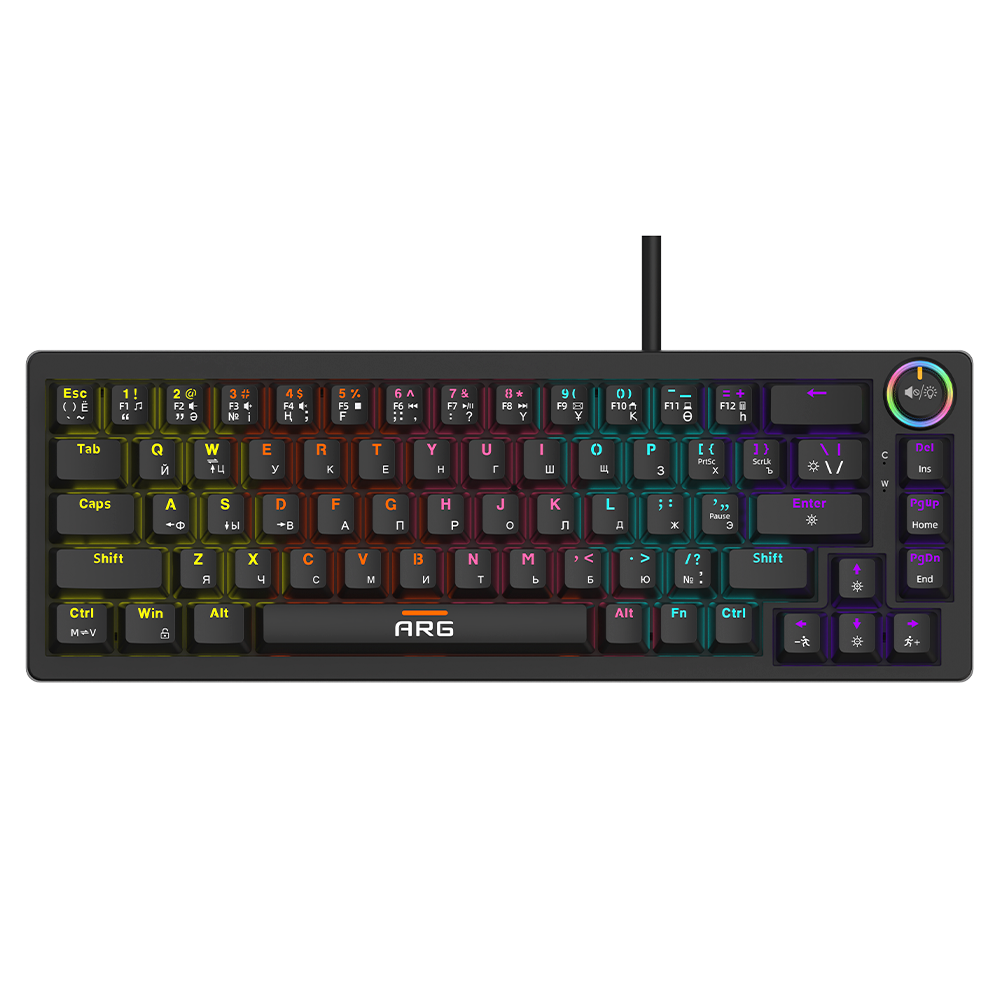 Клавиатура игровая проводная ARG KG1 pro