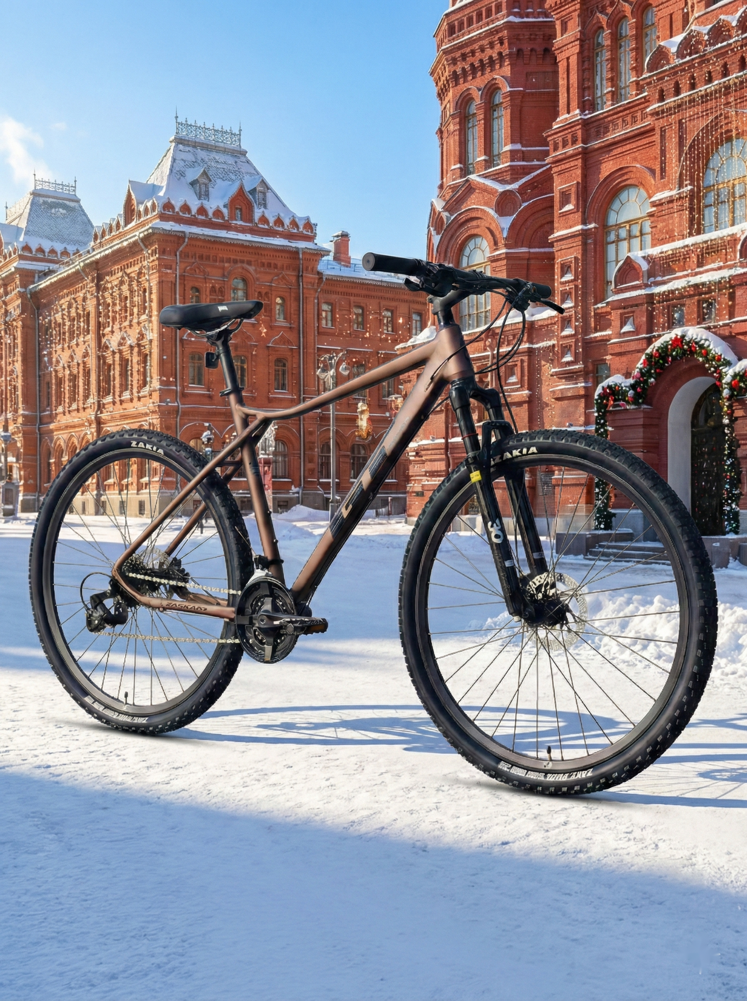 Велосипед горный скоростной TimeTry GT511 24s 29' дюймов / взрослый, мужской и женский для прогулки / скоростной, спортивный велик коричневый