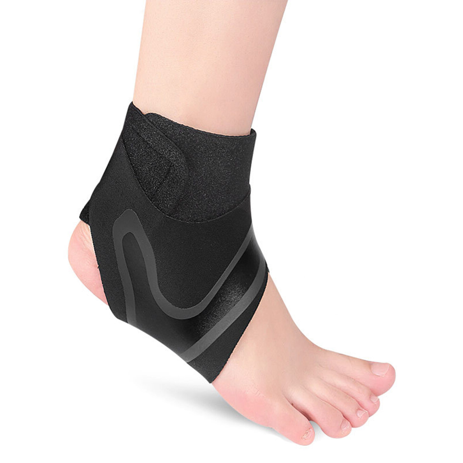 1pc Поддержка голеника Легкая Дыхаемая Регулируемая Бандаж для голеника Труса для голеника для мужчин и женщин, Материал: Пена композитная ткань, Размер: S / M / L / XL (выбор), Для: Левая нога / Правая нога (выбор), Вес: Примерно 30г / 1 унция