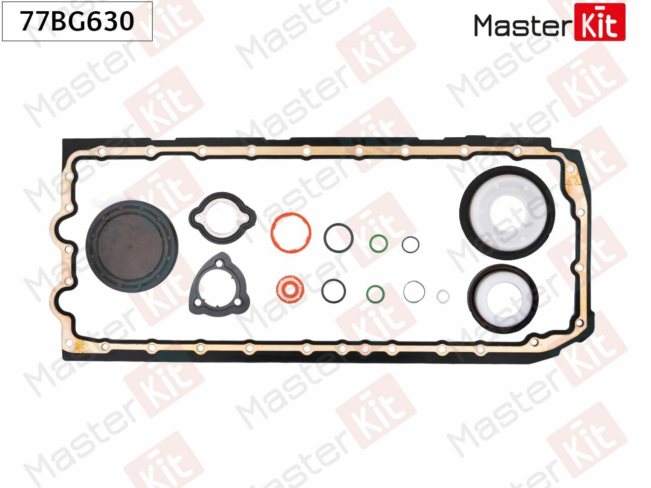 Комплект прокладок блок-картер двигателя BMW 3 E91 N52 B25 A MasterKit 77BG630