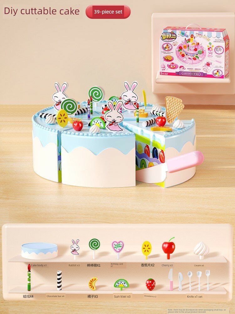 Новинка 2026: игрушка-тортик для девочек 3-6 лет, реалистичная, как у интернет-знаменитостей, хит продаж подарочная