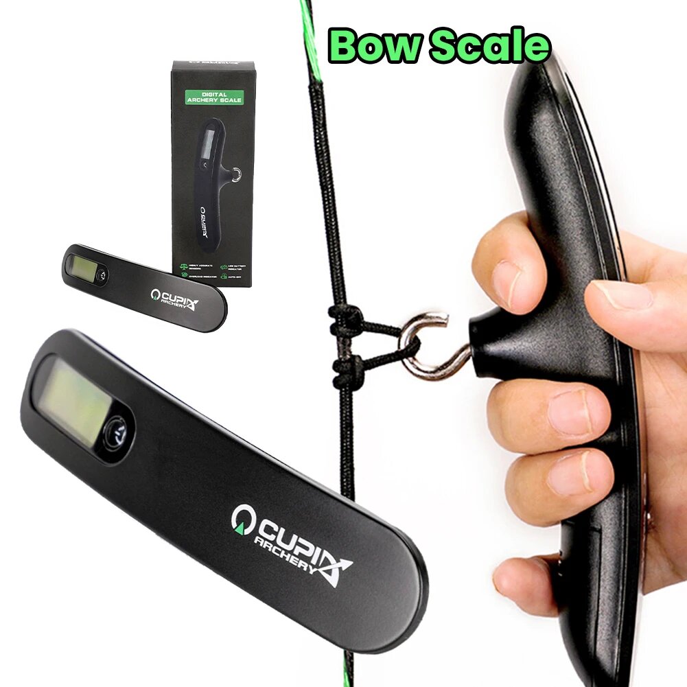Портативные складные вигнутые весы для лука, электрический цифровой динамометр, весы для лука, аксессуары для стрельбы из лука на открытом воздухе