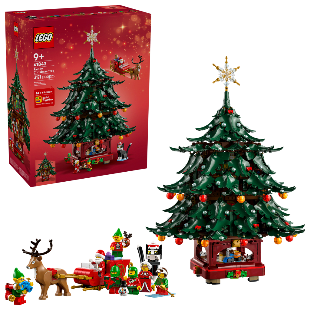 Конструктор LEGO 41843 - Лего Новогодняя елка, 3171 деталь