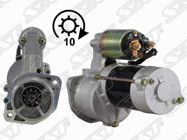 Стартер SAT ST-36100-4A010 Kia Sorento 02-09 / Hyundai Grand Starex 07-17 2,2 kW/ Z 10