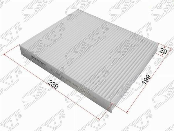 Фильтр салонный SAT ST-80292-SMG-E01 Honda Civic 05-12, Changan UNI-V 21-