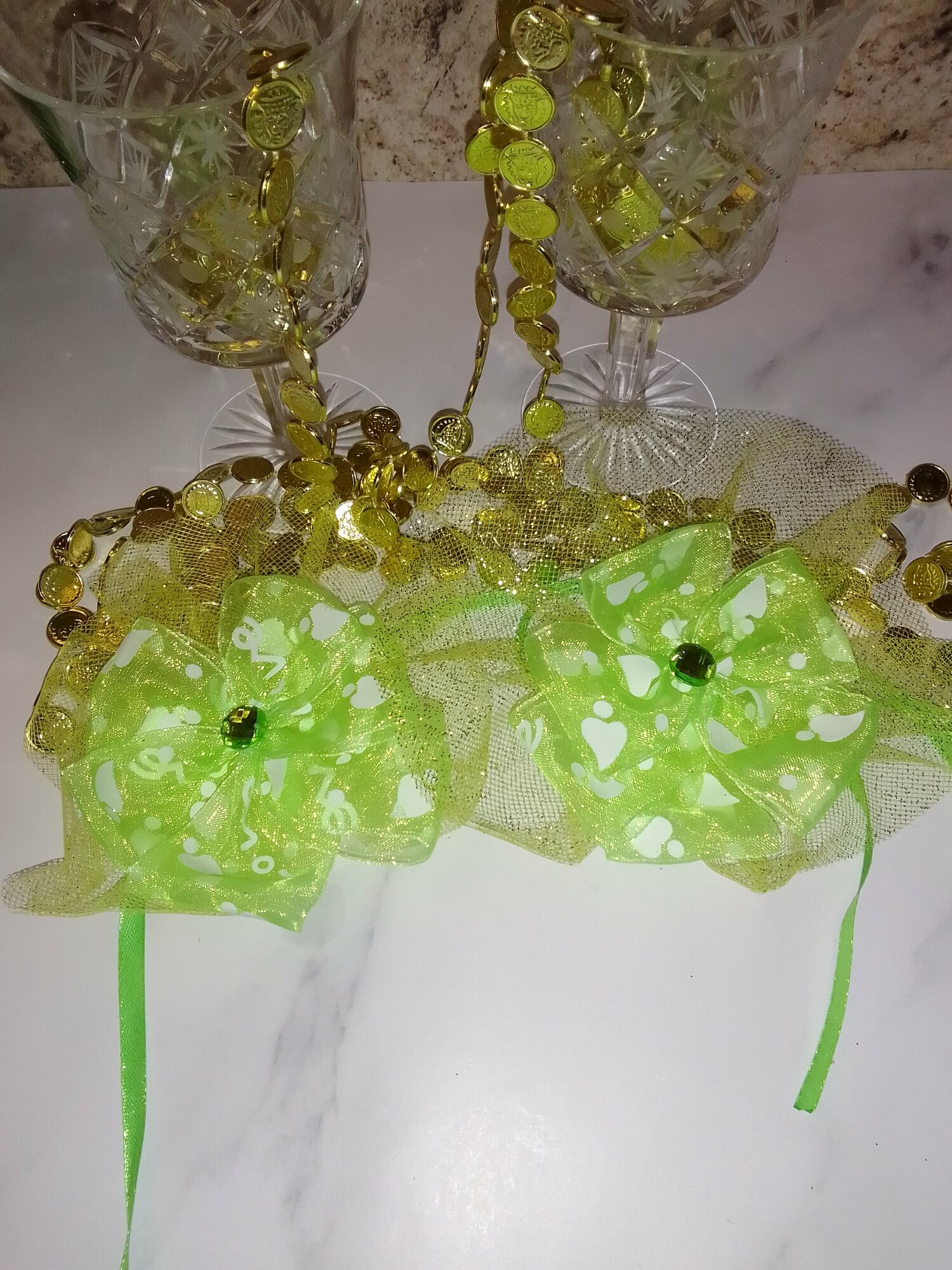 Набор Бутоньерка на руку Банты