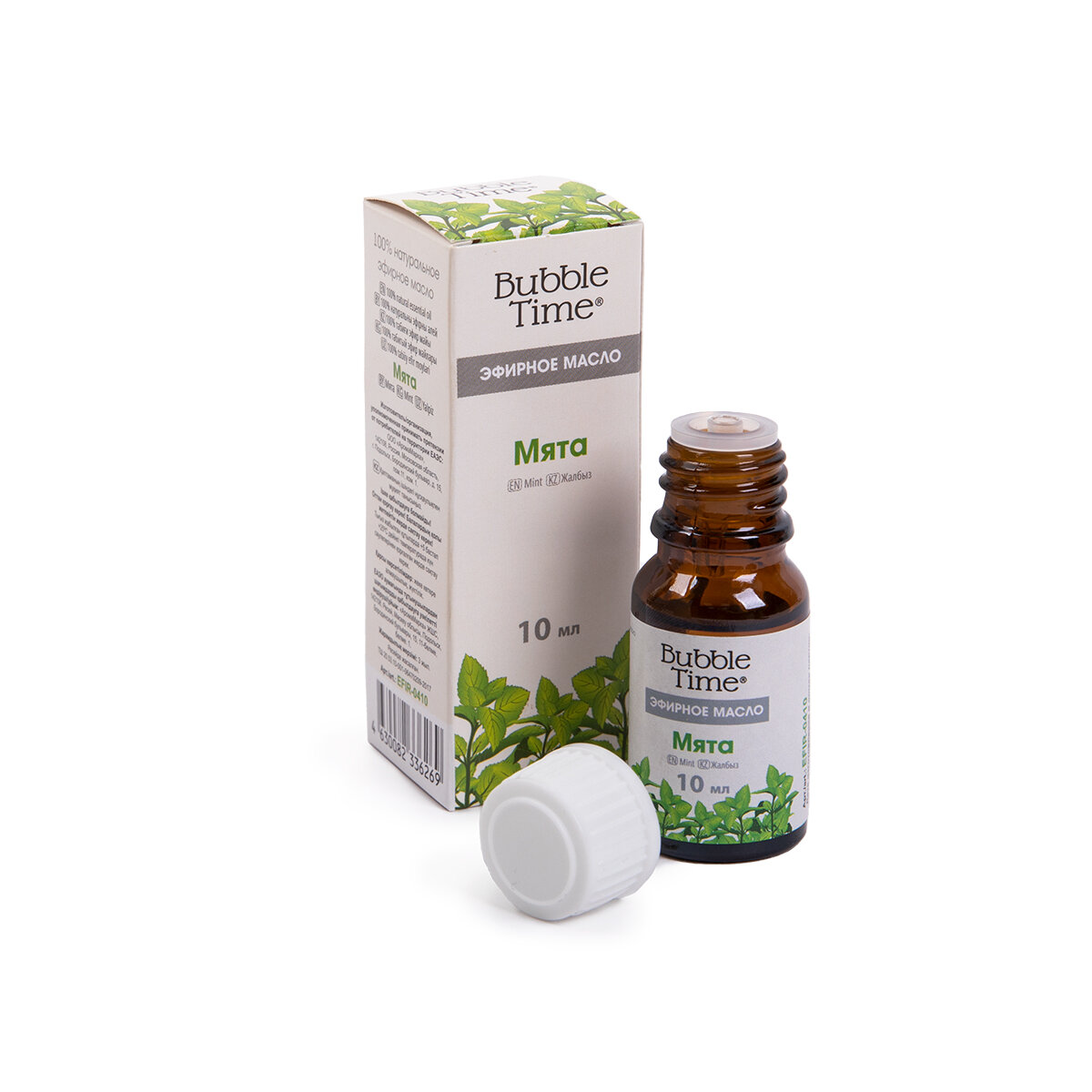 Эфирное масло EFIR-0410-RD70 Мята Bubble Time 10 мл для ароматерапии и расслабления