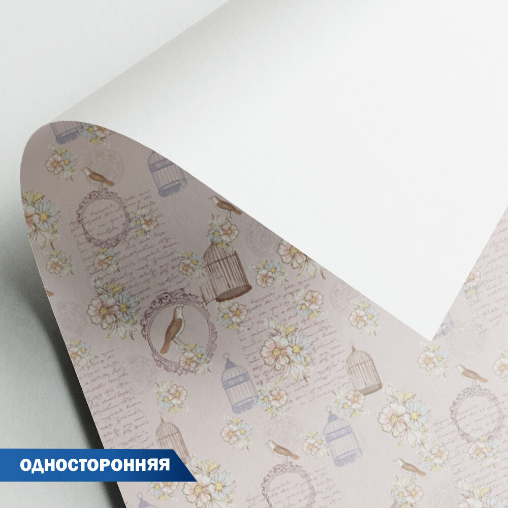 Упаковочная бумага "Stilerra" WPO-04 100 x 70 см 17 птицы
