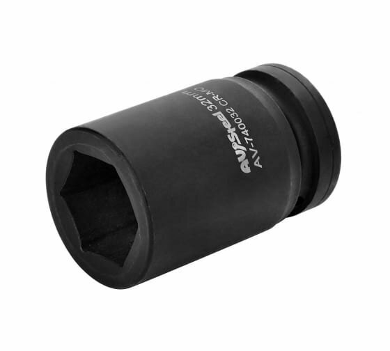 Головка ударная 1" шестигранная 32мм "AV Steel"