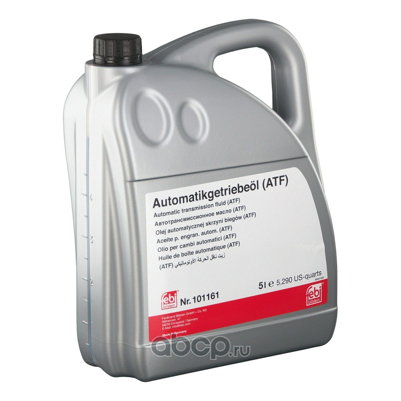 Масло трансмиссионное febi automatic transmission fluid красный 5 л 101161