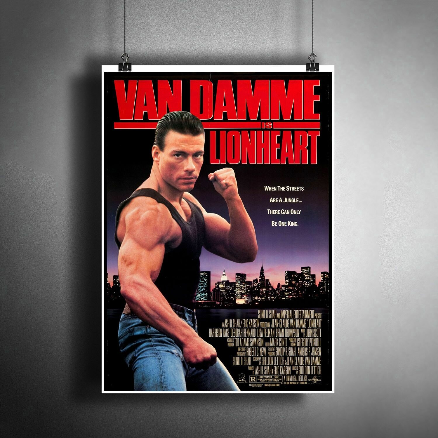 Постер плакат "Фильм: Самоволка (1990). Актёр Жан-Клод Ван Дамм" / Декор для дома, офиса, комнаты, квартиры, детской A3 (297 x 420 мм)