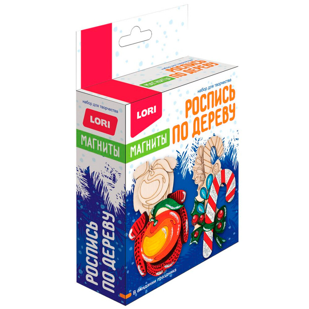 Роспись по дереву LORI Новогодний сувенир В ожидании праздника Фнн-048