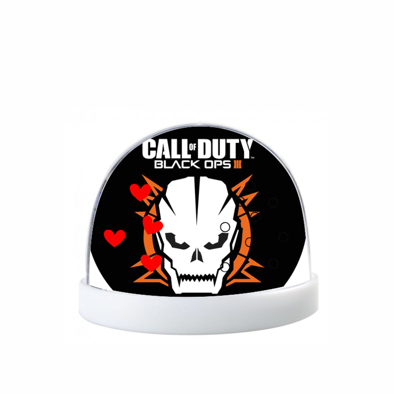 Водяной шар Call of Duty, Кол оф Дьюти №4, Сердца-блёстки