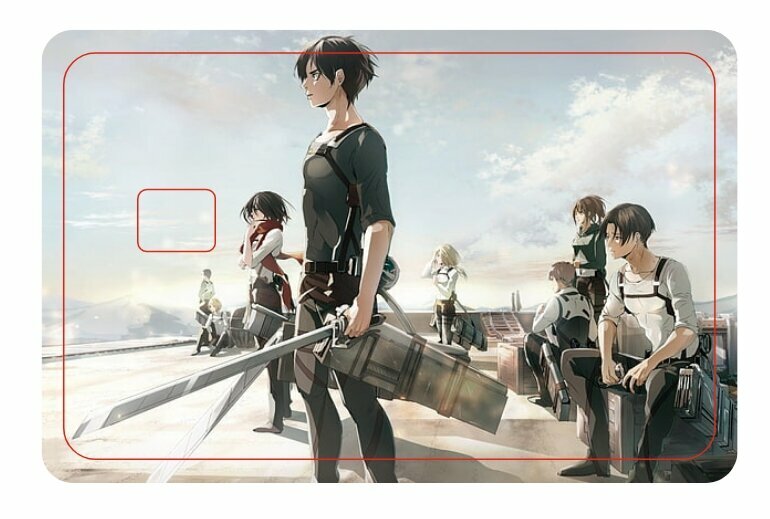 Наклейка на банковскую карту, стикер на карту, мемы, приколы, комиксы, стильная наклейка, анимэ