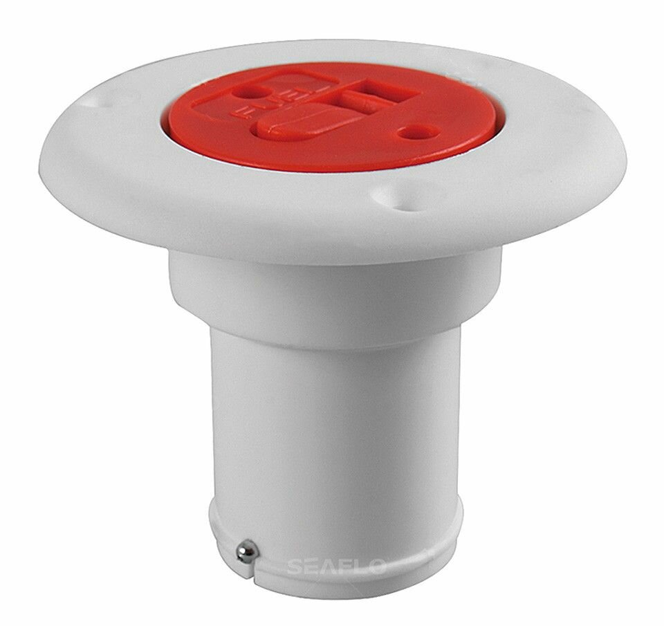Палубная горловина, белый корпус/красная крышка (10252292)