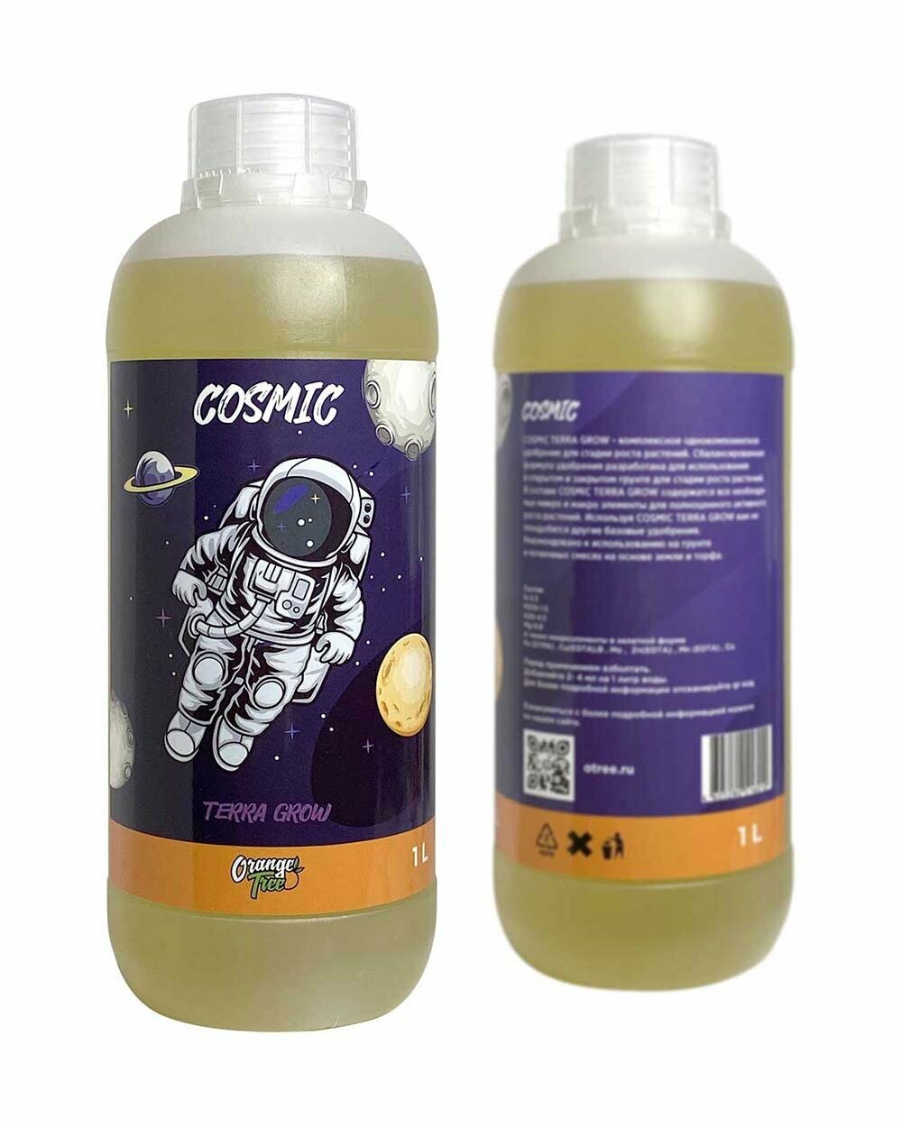 Удобрение Orange Tree Сosmic GROW 1 л, удобрение для вегетативной стадии цветения