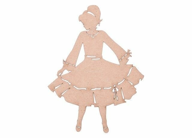 Декоративный элемент "Танцующая девочка"
