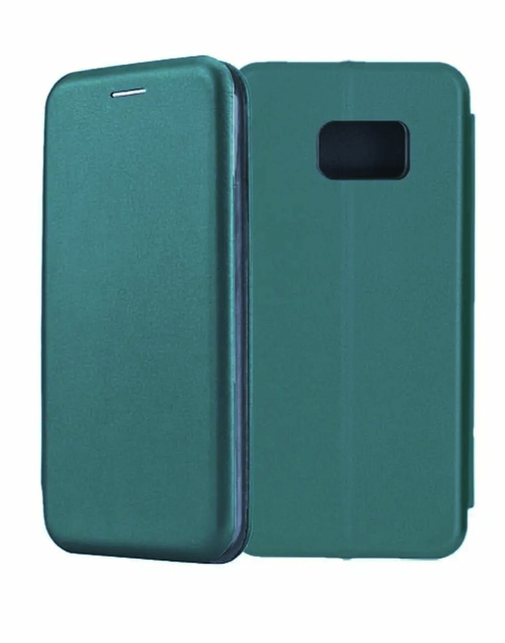 Samsung Galaxy S7 edge G935 зелёный, тёмно-зеленый чехол-книжка эко-кожа для самсунг галакси с7 эйдж, книга на магните галактика с s 7