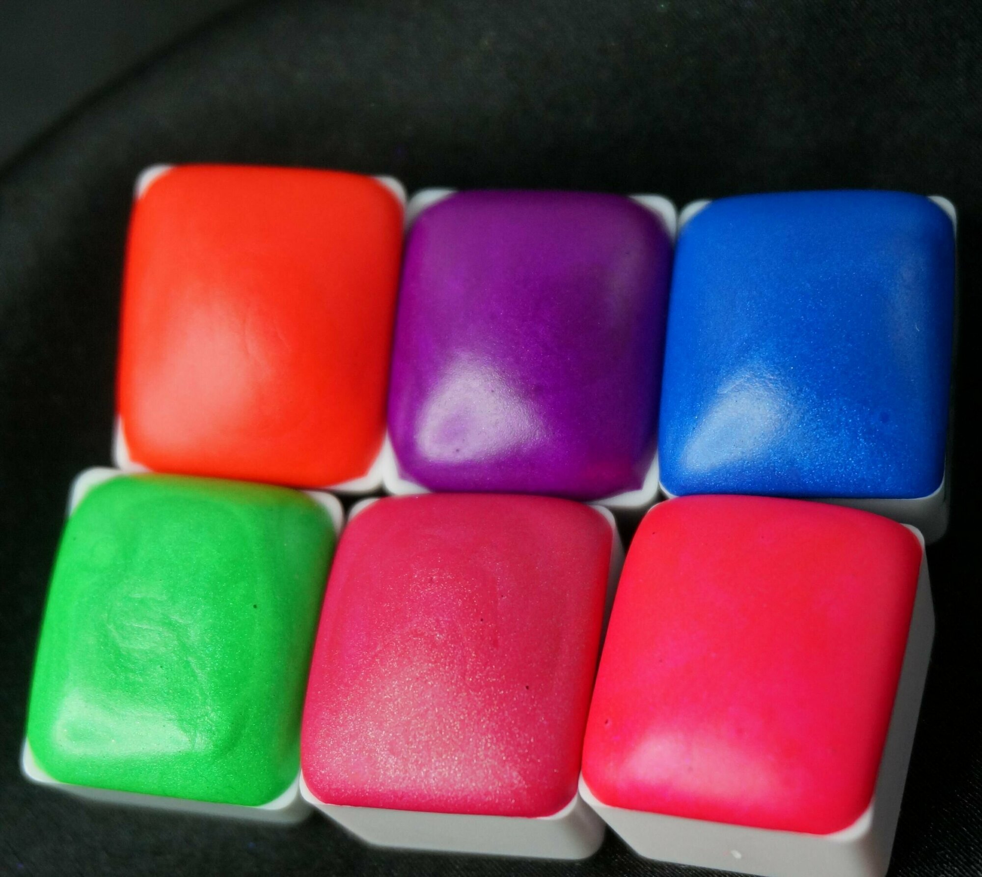 Набор акварели блестящей неоновой Эликсир