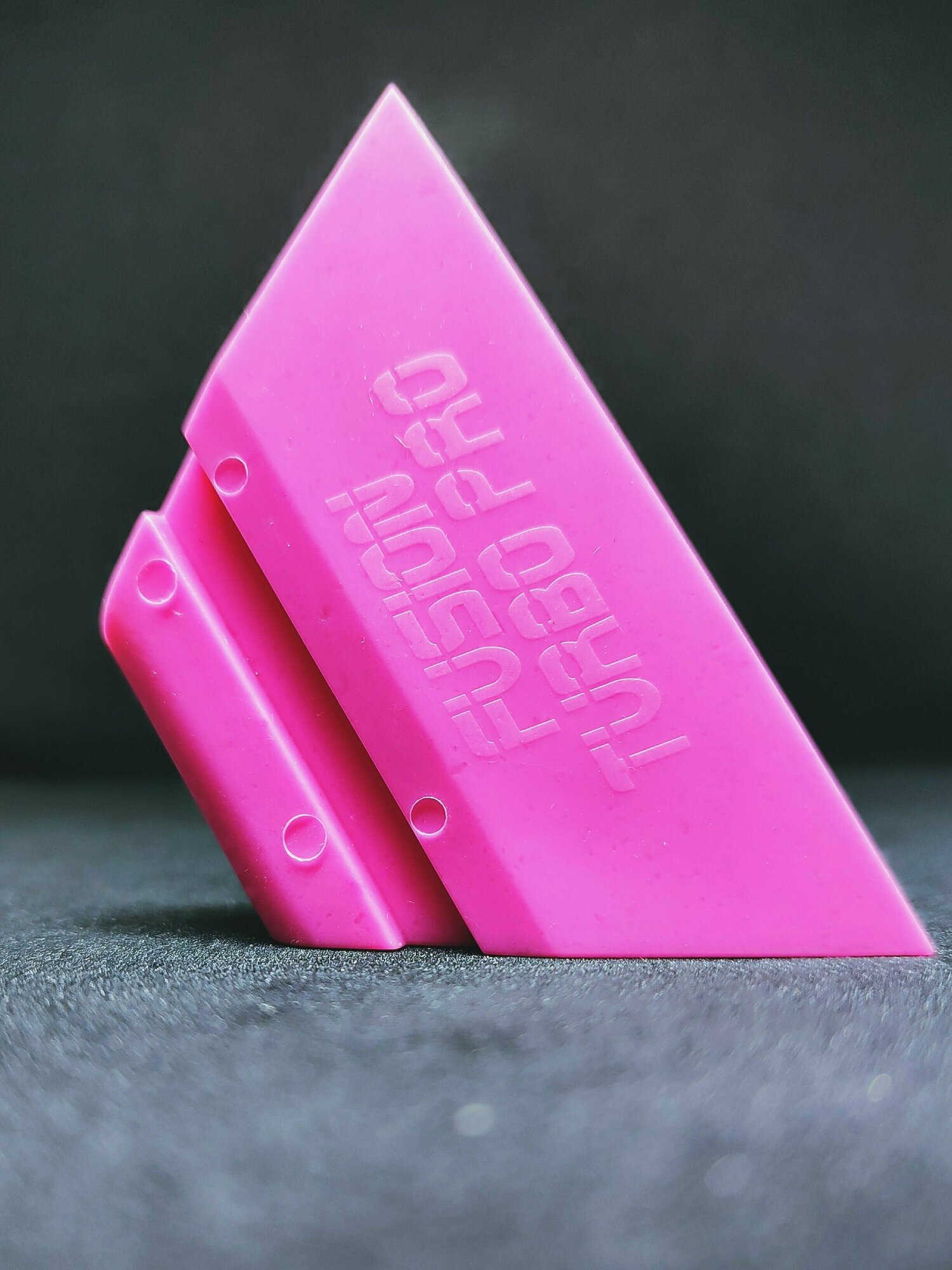 Ракель выгонка полиуретановая FUSION TOOLS Pink Turbo PRO 3 1/2' без держателя трапеция