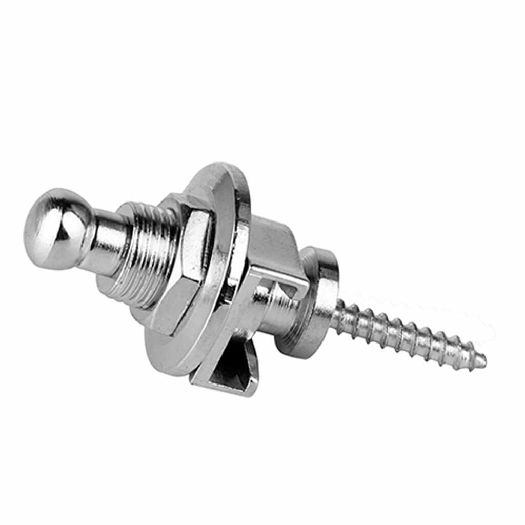 M183-2 Крепление ремня с блокировкой(стреплоки), хром, 2шт, Musiclily