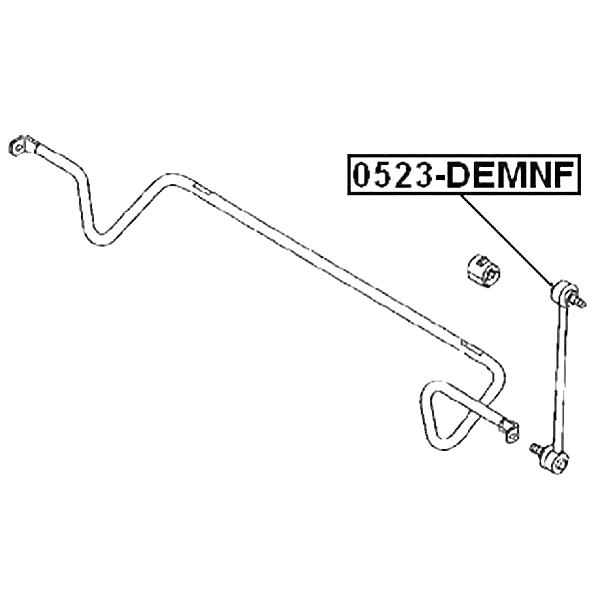 ASVA 0523-demnf (D35034170A) тяга стабилизатора передняя Mazda (Мазда) Mazda (Мазда) demio dy3 / dy5 2002- Mazda (Мазда)