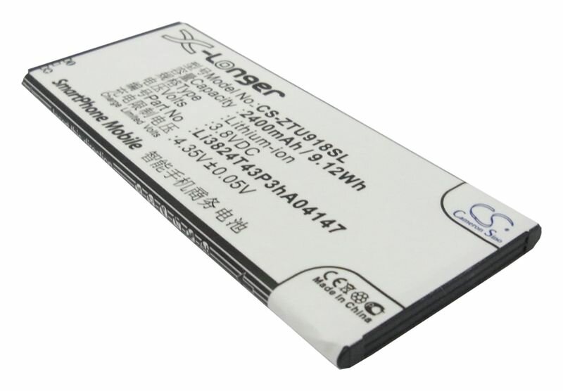 Аккумулятор Cameron Sino CS-ZTU918SL для ZTE Blade L3 Plus, N9180, N918ST