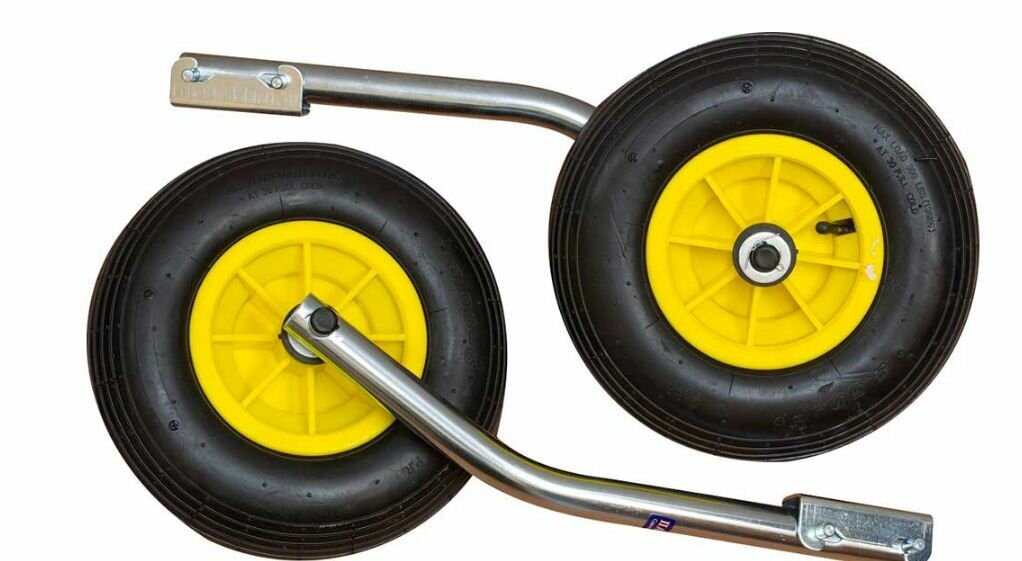 Транцевые колёса для лодки ПВХ быстросъёмные 330 (М Пневмо)