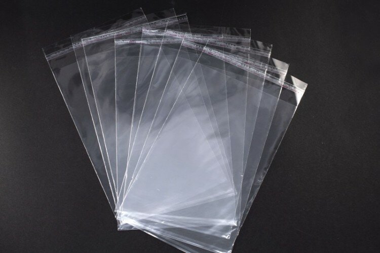 Пакет с липкой лентой 150х240мм, толщина 0,030мм, 38-009, 10шт