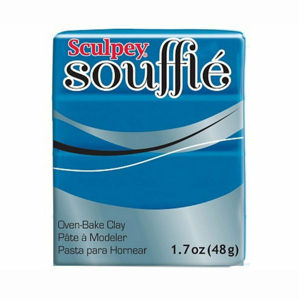 Sculpey Souffle полимерная глина SU 48 г 6063 синий