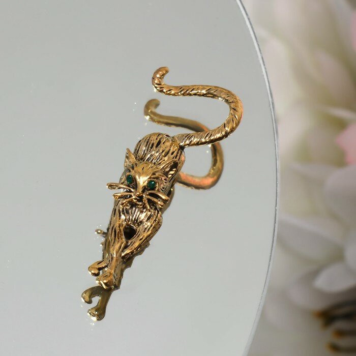 Брошь, стразы