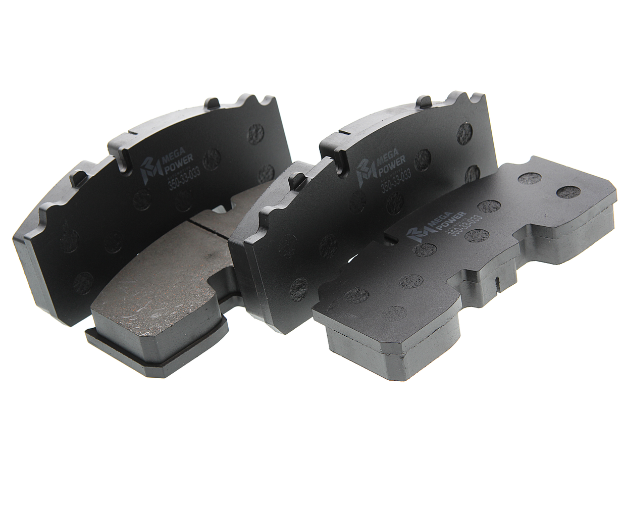 Колодки тормозные BPW дисковые (с выточкой под датчик АБС, KNORR SB3745) (211x93x30)(4шт.) MEGAPOWER