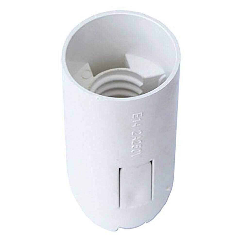 Патрон E14 DORI белый