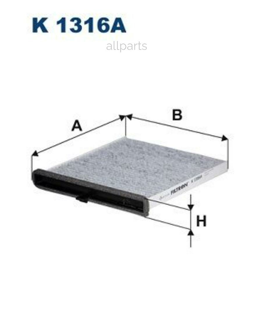 FILTRON K 1316A Фильтр салона