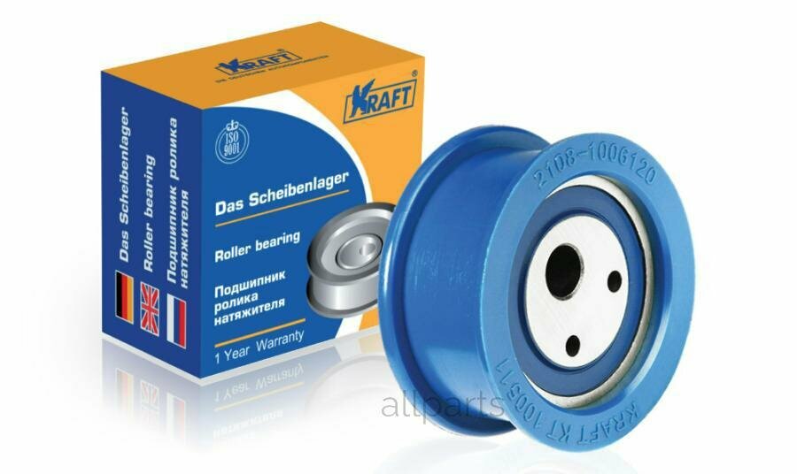 KRAFT KT100511 ролик натяжителя нового образца 2108-099,2113-15,2110-12 нового образца ДВ