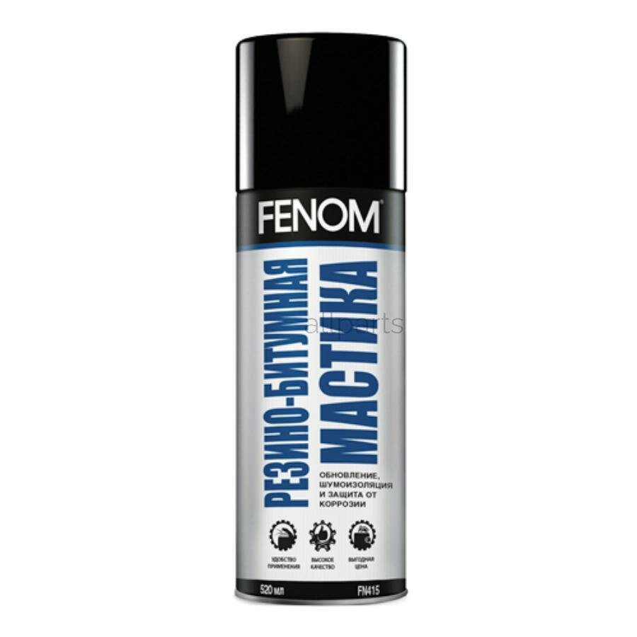 FENOM FN415 Мастика резино-битумная Fenom 520 мл Fenom FN415